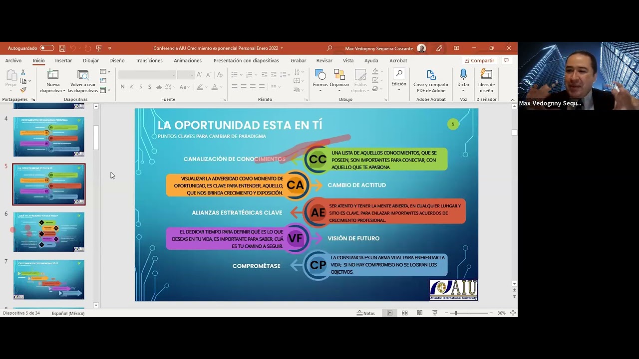 AIU simposio Crecimiento Exponencial Max Sequeira – MyAIU Radio