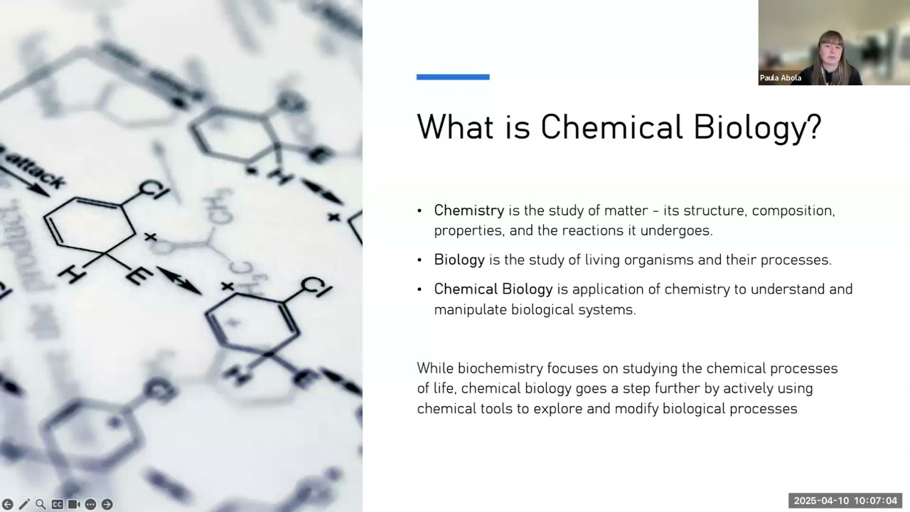 Introduction to Chemical Biology by Paula Abola – MyAIU Radio