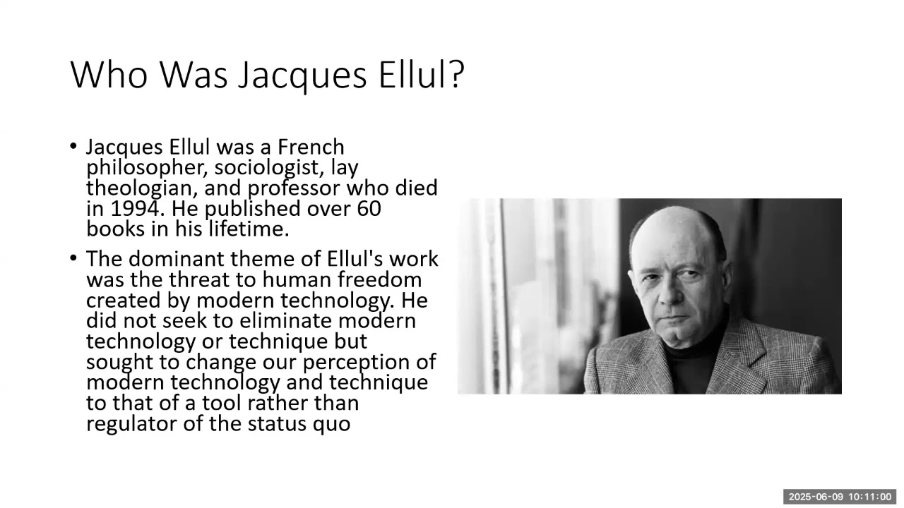 The Counter-Technique of Elegance: Looking to Jacques Ellul for a Sane ...